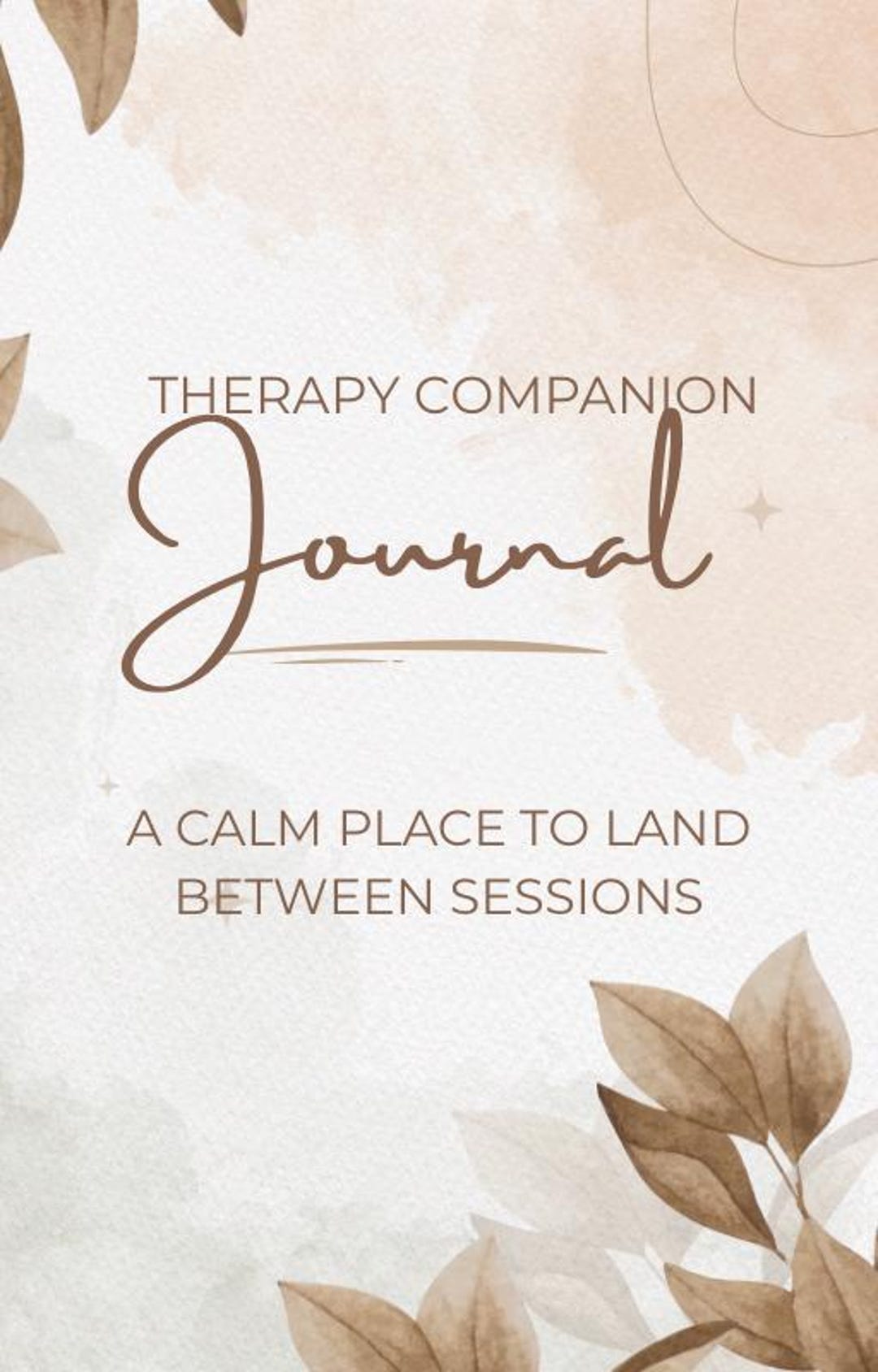Therapy Companion Journal - Etsy