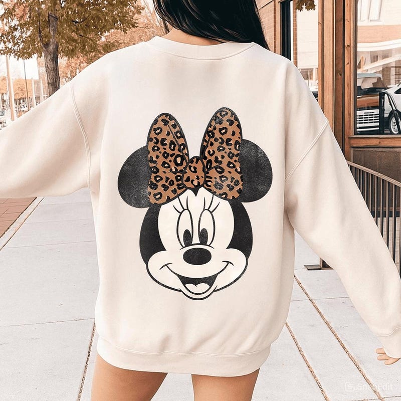 Leopard Minnie Mouse - Etsy