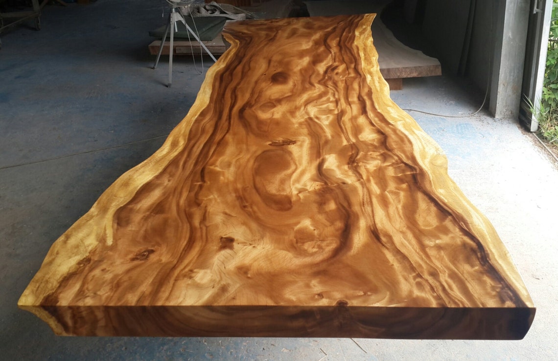 Rare Large Live Edge Slab Dining Table or Conference Table Rare 13ft ...