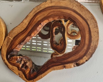 Live Edge Mirror - Etsy
