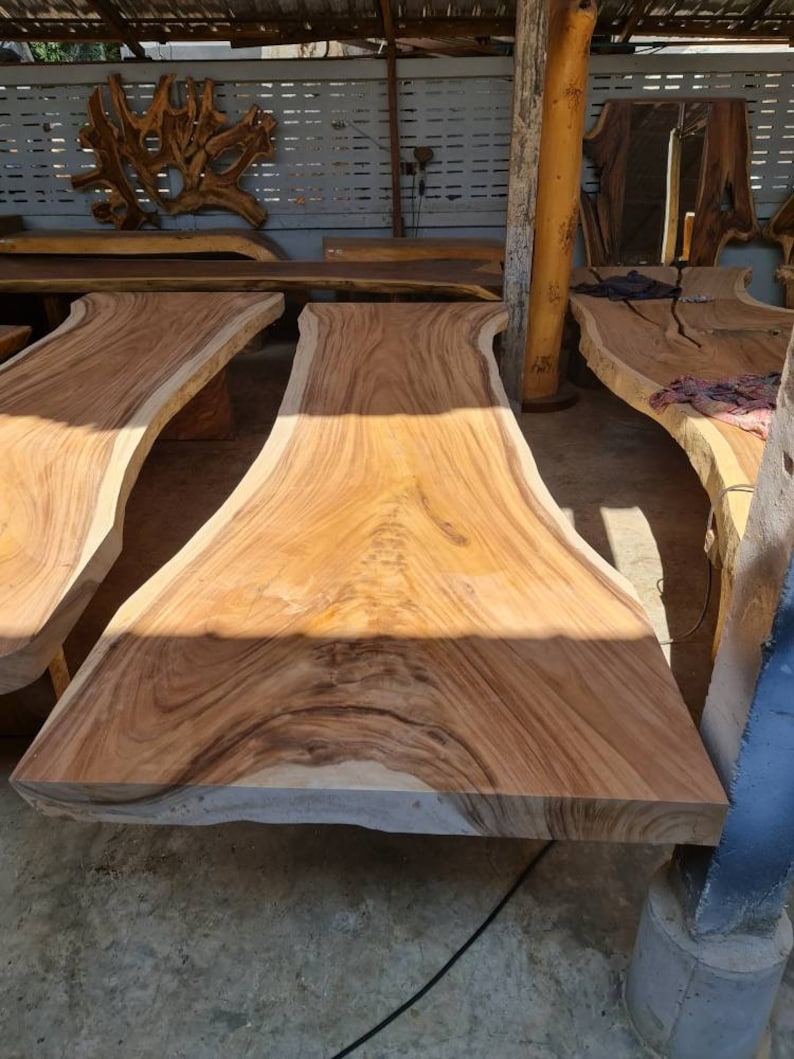 Rare Live Edge Dining Table Or Conference Table 145 In Length Grade Aaa