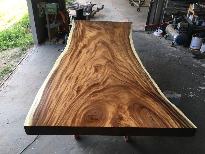 Rare Live Edge Slab Dining Table or Conference Table 9.8ft in Length ...
