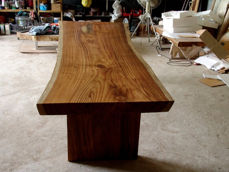 Rare Live Edge Slab Dining Table or Conference Table 9.8ft in Length ...