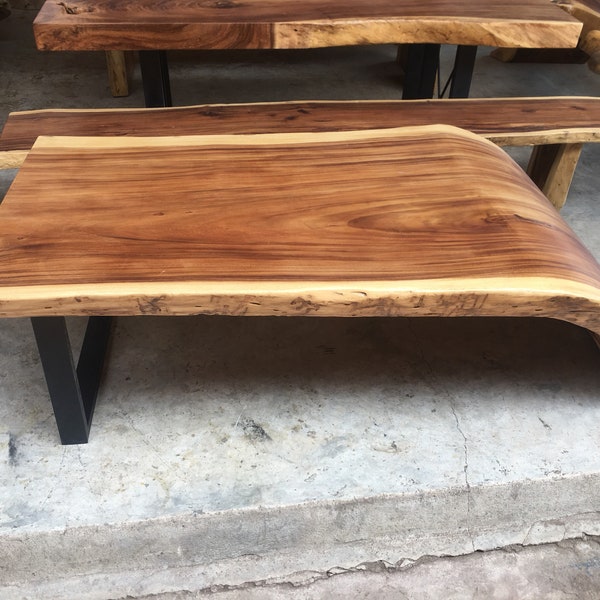 Wood Slab Coffee Table - Etsy