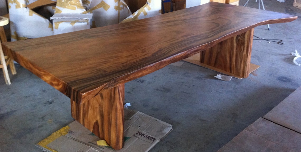 Rare Live Edge Slab Dining Table or Conference Table 9.8ft in - Etsy