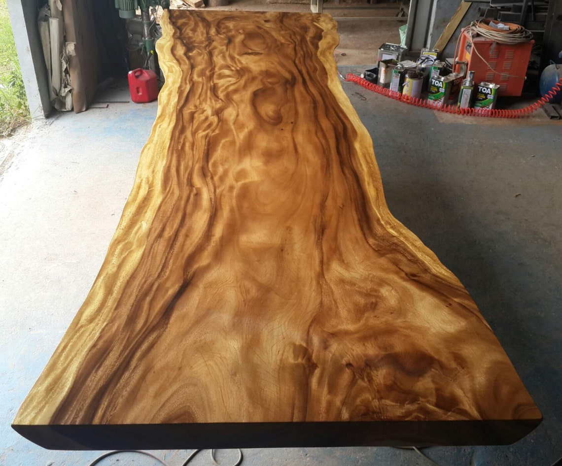 Rare Large Live Edge Slab Dining Table or Conference Table Rare 13ft ...