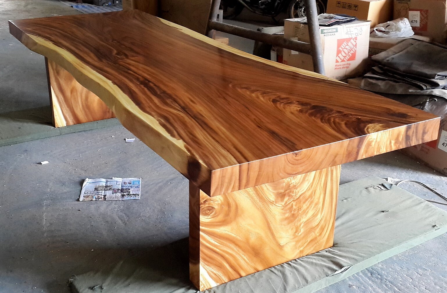 Rare Live Edge Slab 9.8 FT in Length Dining Table/conference Table ...