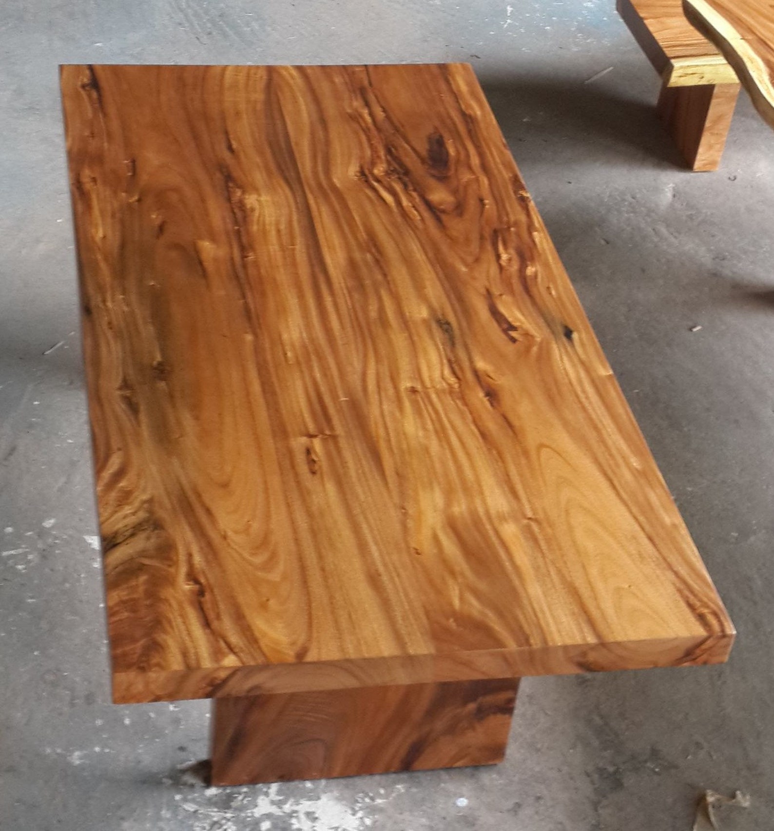 Straight Edge Table, Dining Table, Live Edge Conference Table, Acacia ...