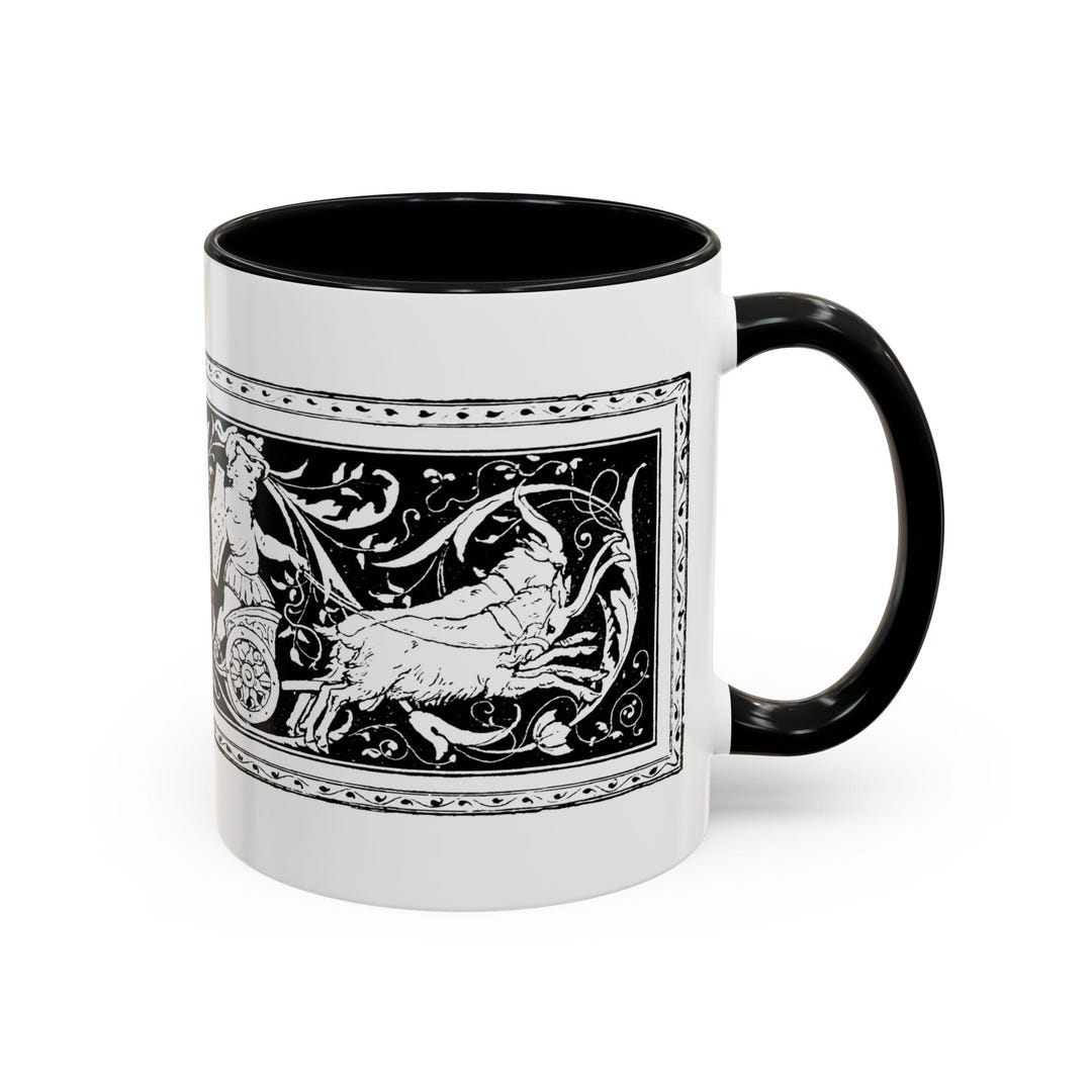 Vintage Cherubs in Chariots Mug; 19th C Engravings; Victorian Mythology ...