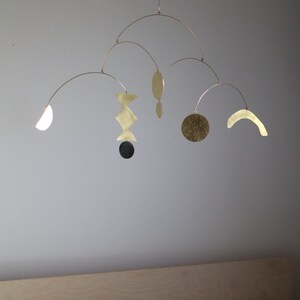 Brass Kinetic Mobile for Modern Interior - Etsy