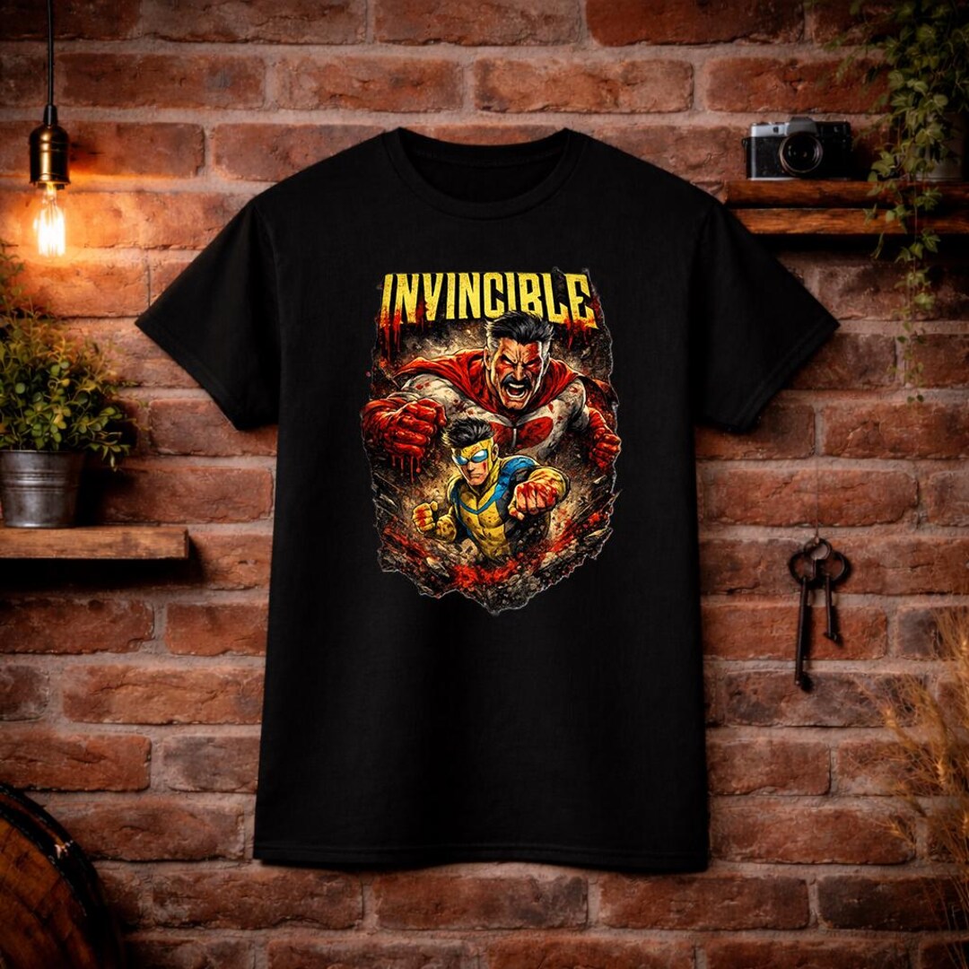 Oversized Unisex Vintage Invincible T-shirt , Classic Retro - Etsy
