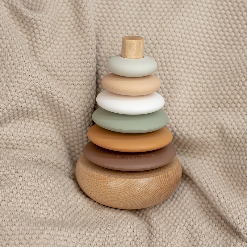Wooden Stacking Toy - Etsy