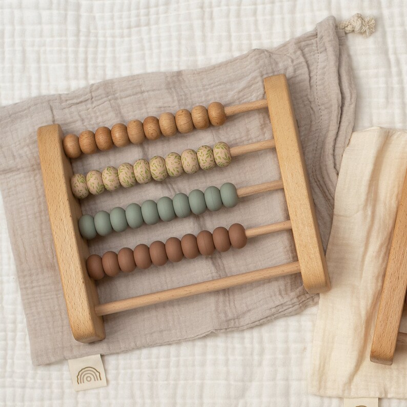 Custom Abacus Counting Toy / Nursery Decorations / Wooden Abacus - Etsy