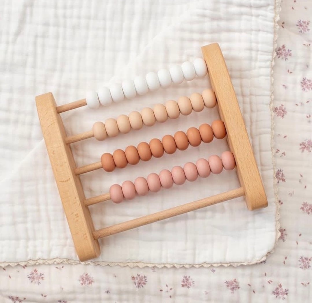 Custom Abacus Counting Toy / Nursery Decorations / Wooden Abacus - Etsy