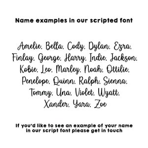 Wooden Name Block Topper With Scripted Font (to Use With Our Milestone ...