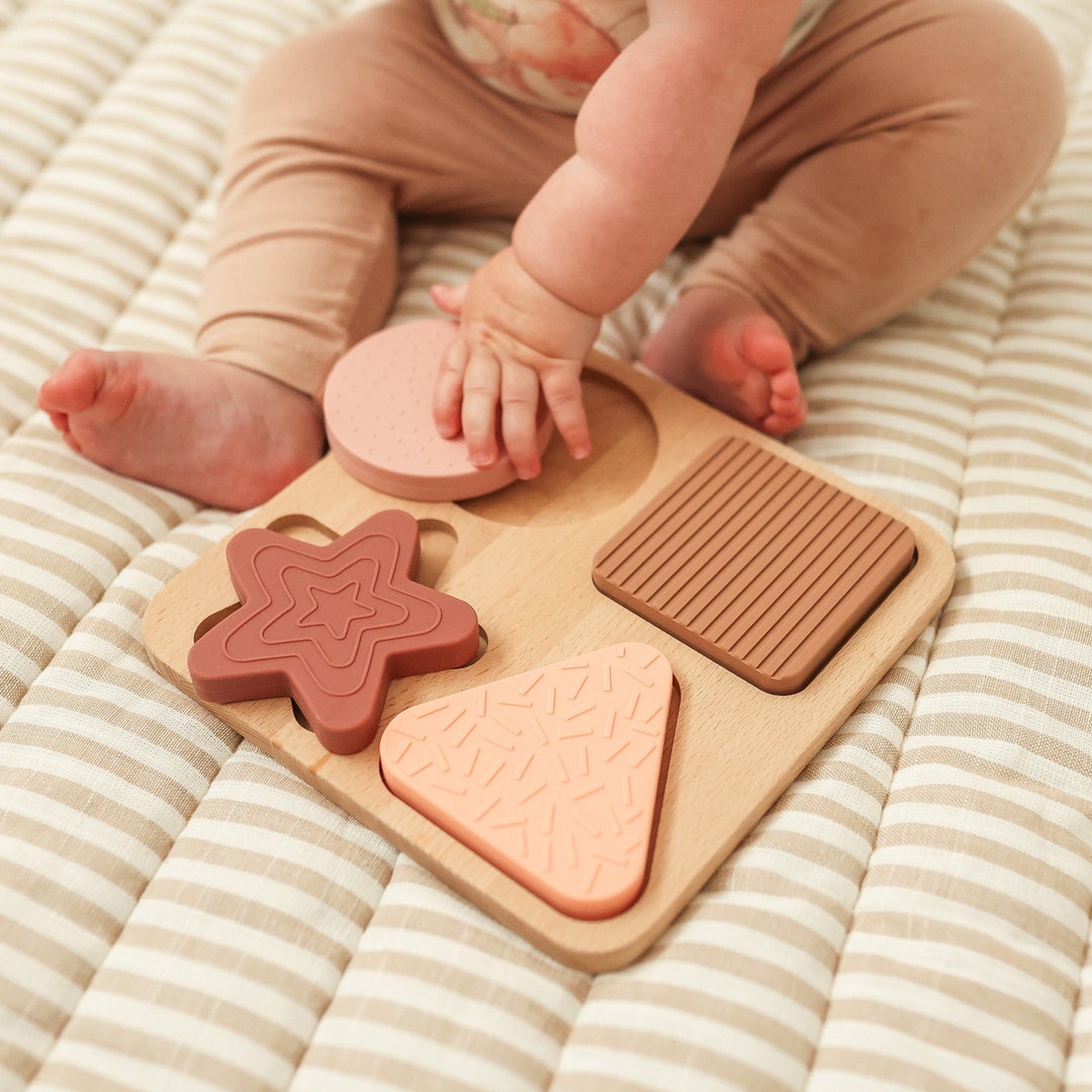 Custom Silicone Shape Teether Puzzle / Baby Puzzle / Teething Toy ...