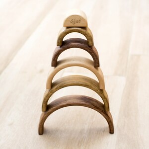 Personalised Natural Wooden Rainbow / Arch Toy - Etsy