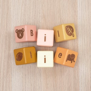 Wooden Baby Name Blocks / Letter Blocks / Nursery Decor - Etsy