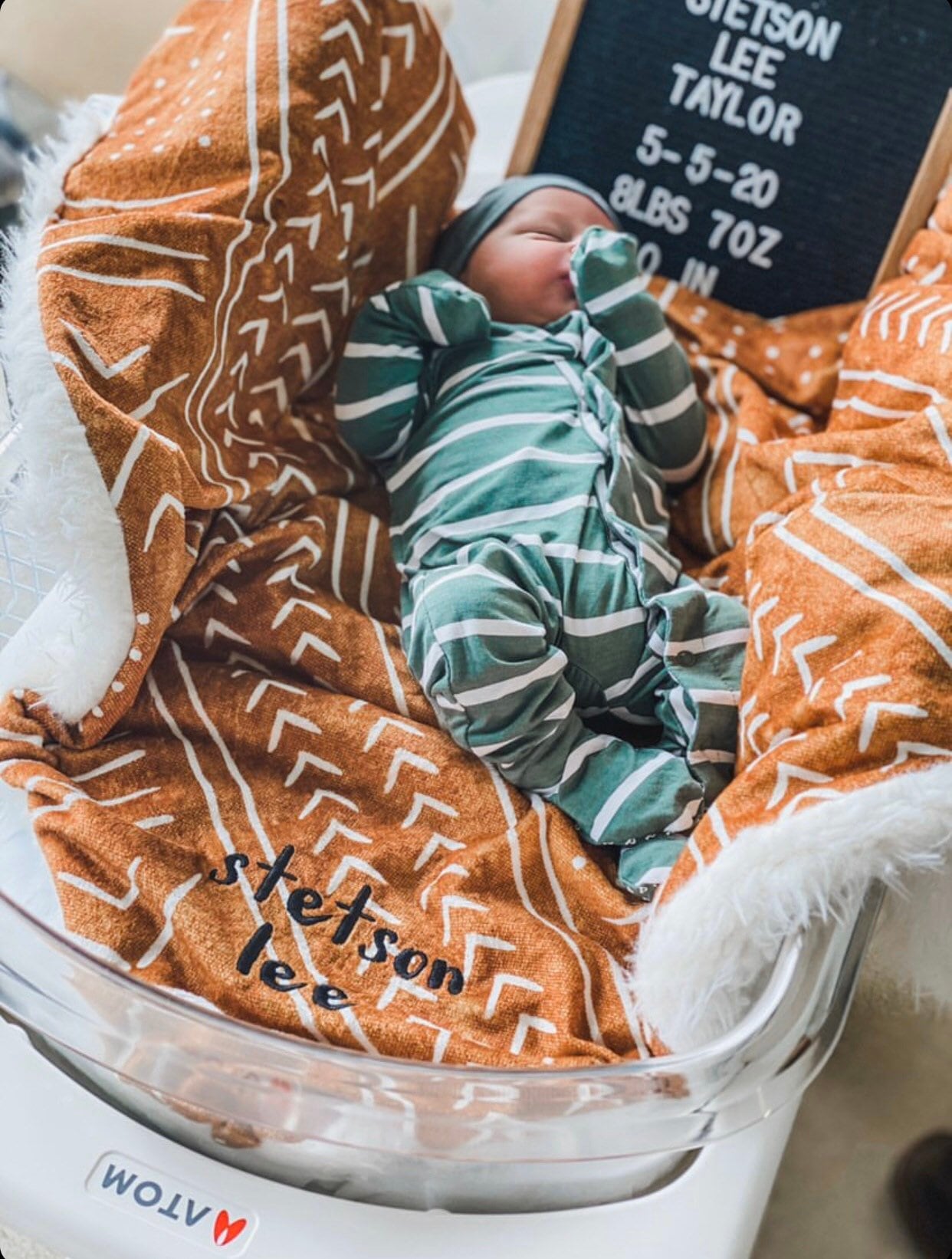 CRIB/TODDLER Tan Geo Swirls Baby Boy Girl Unisex Minky | Etsy