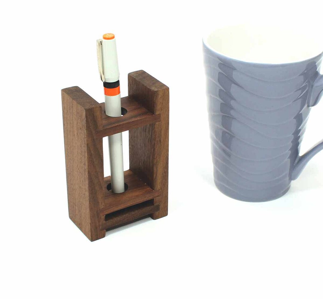 Single Fountain Pen Holder, Fountain Pen Display, Pencil Holder, Wood ...