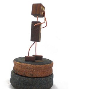 Wood and Wire Robot Toy, Geekery Toy Robot, Wood Robot, Robot Toy ...