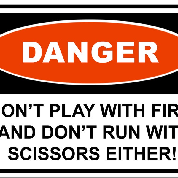 Run With Scissors - Etsy