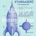 Sci Fi Art, Vintage Art, Digital Print, Retro Rocket Art, Geekery ...