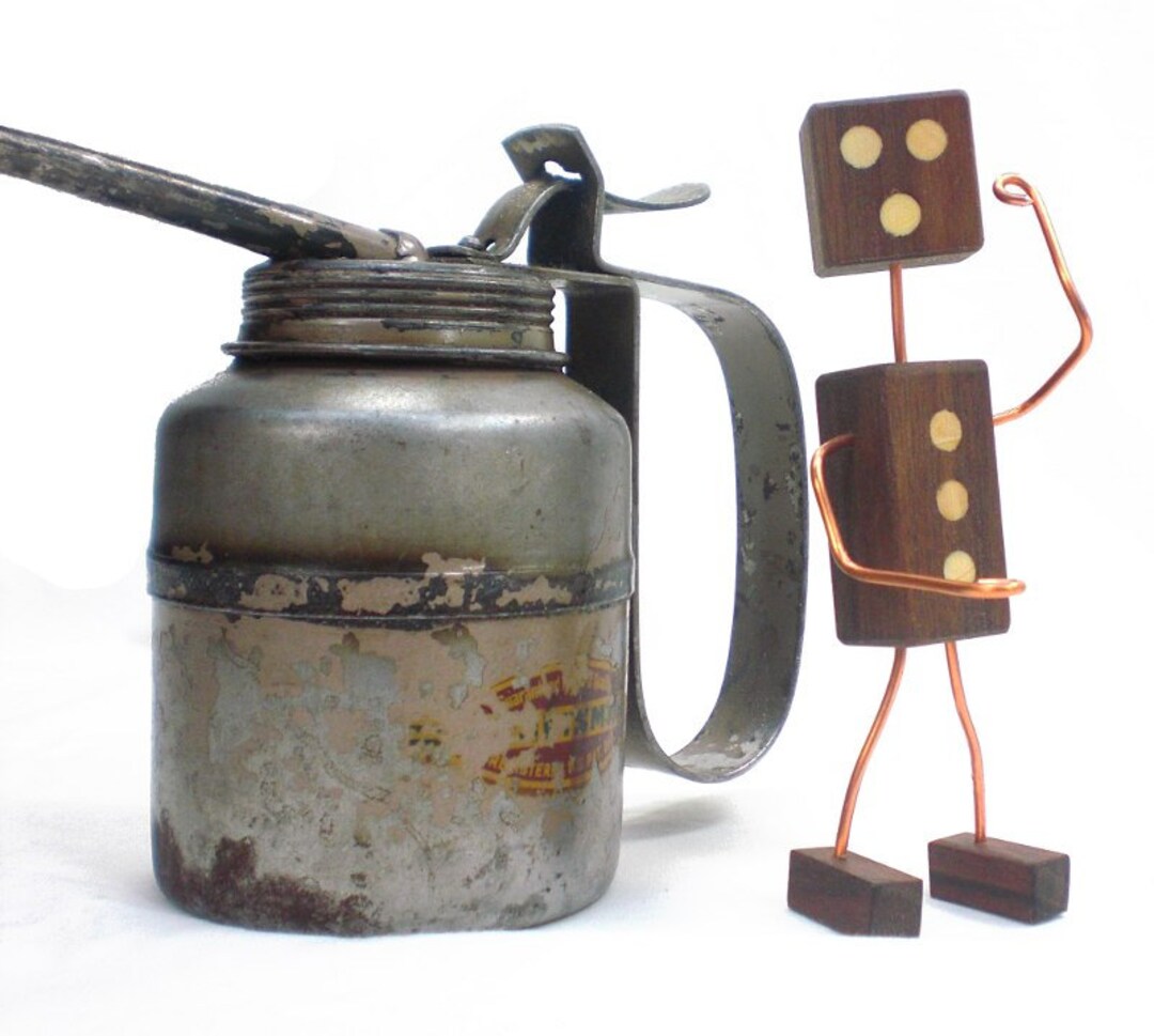 Wood and Wire Robot Toy, Geekery Toy Robot, Wood Robot, Robot Toy ...