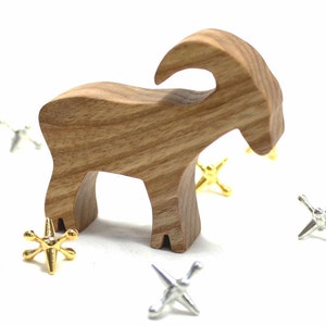 Big Horn Sheep Mountain Goat Mountain Animal Wooden Toy - Etsy