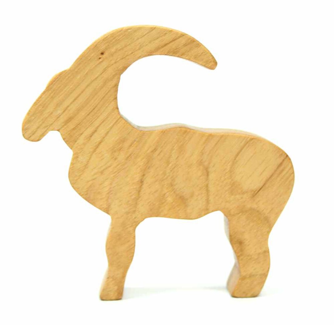 Mountain Goat Urial Mountain Animal Wooden Toy Exotic | Etsy