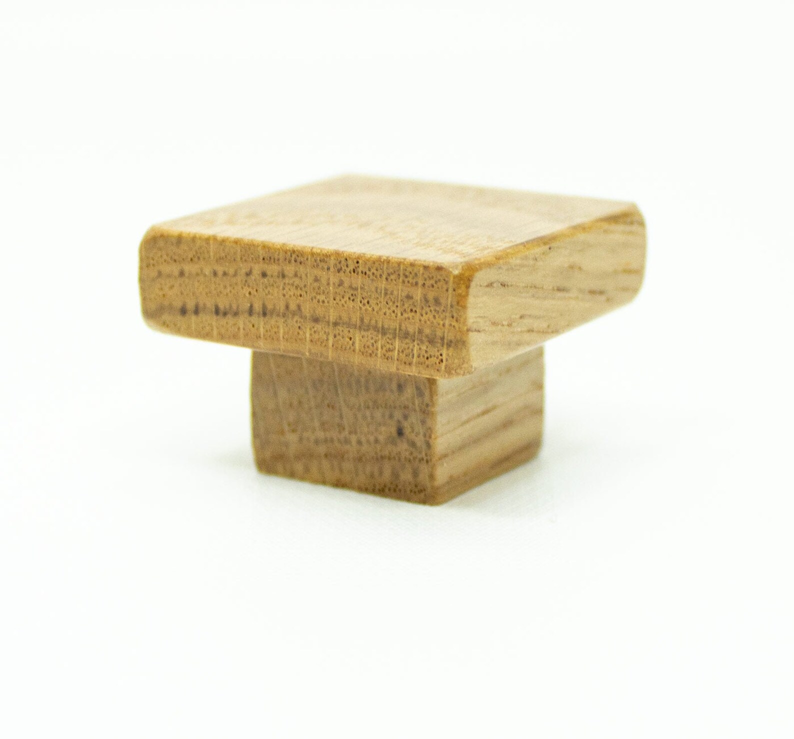 Oak Cabinet Knob Oaken Wood Knob Modern Cabinet Hardware | Etsy