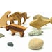 Wooden Animal Toy Play Set Extinct and Ice Age Animals - Etsy