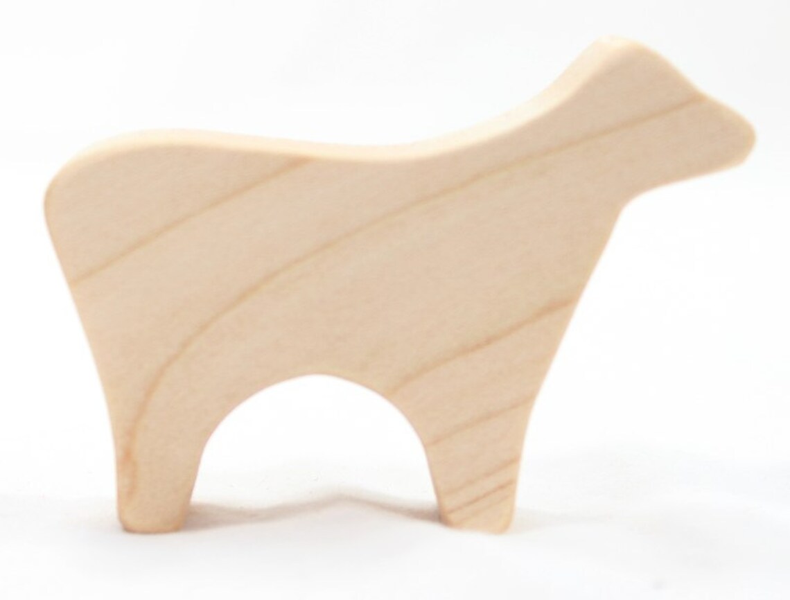 Wooden Lamb Toy Sheep Farm Animal Handmade Wood Toy Easter | Etsy