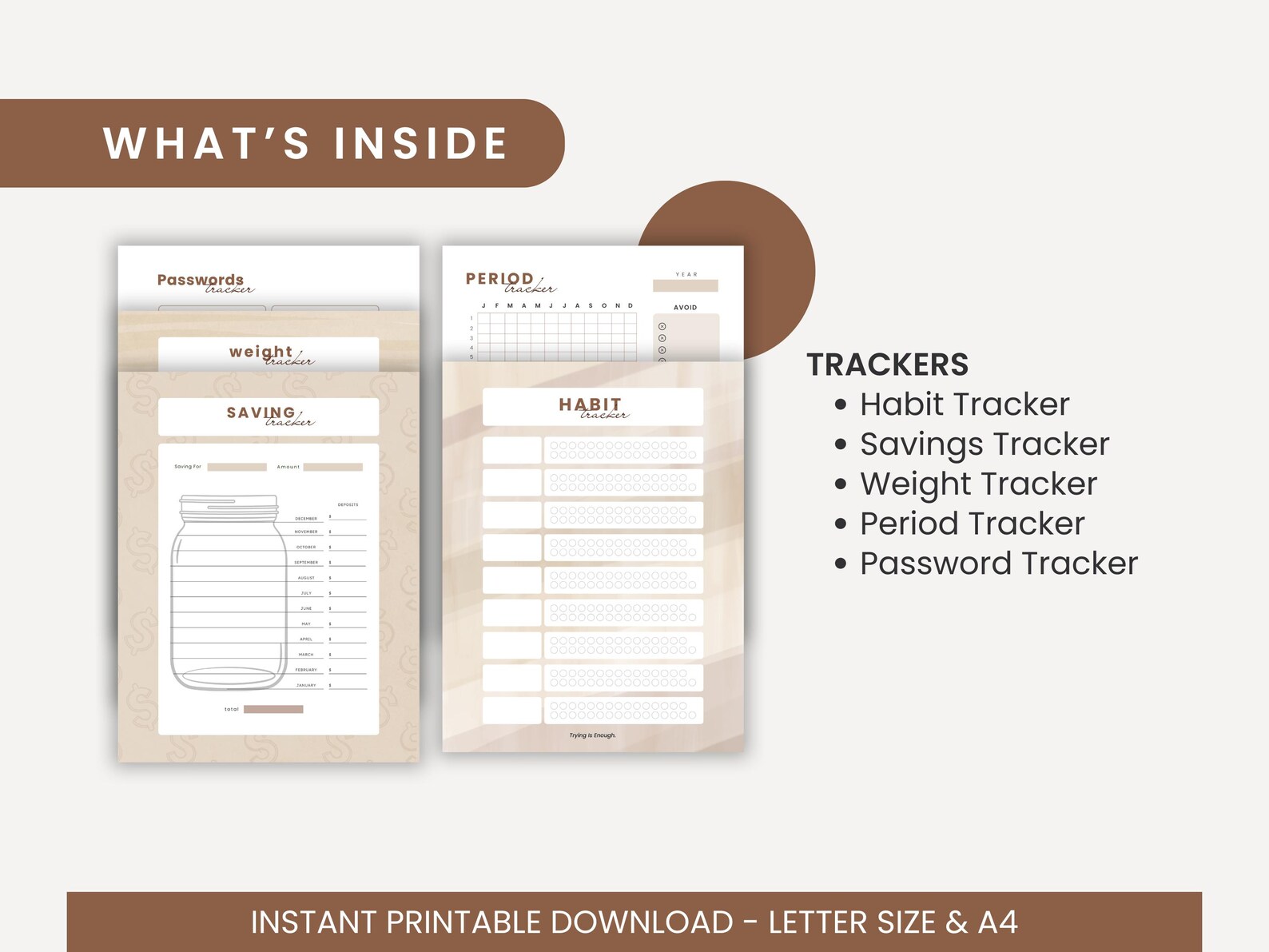 Printable Special Planner With Hearts Design - Daily, Weekly, Monthly ...