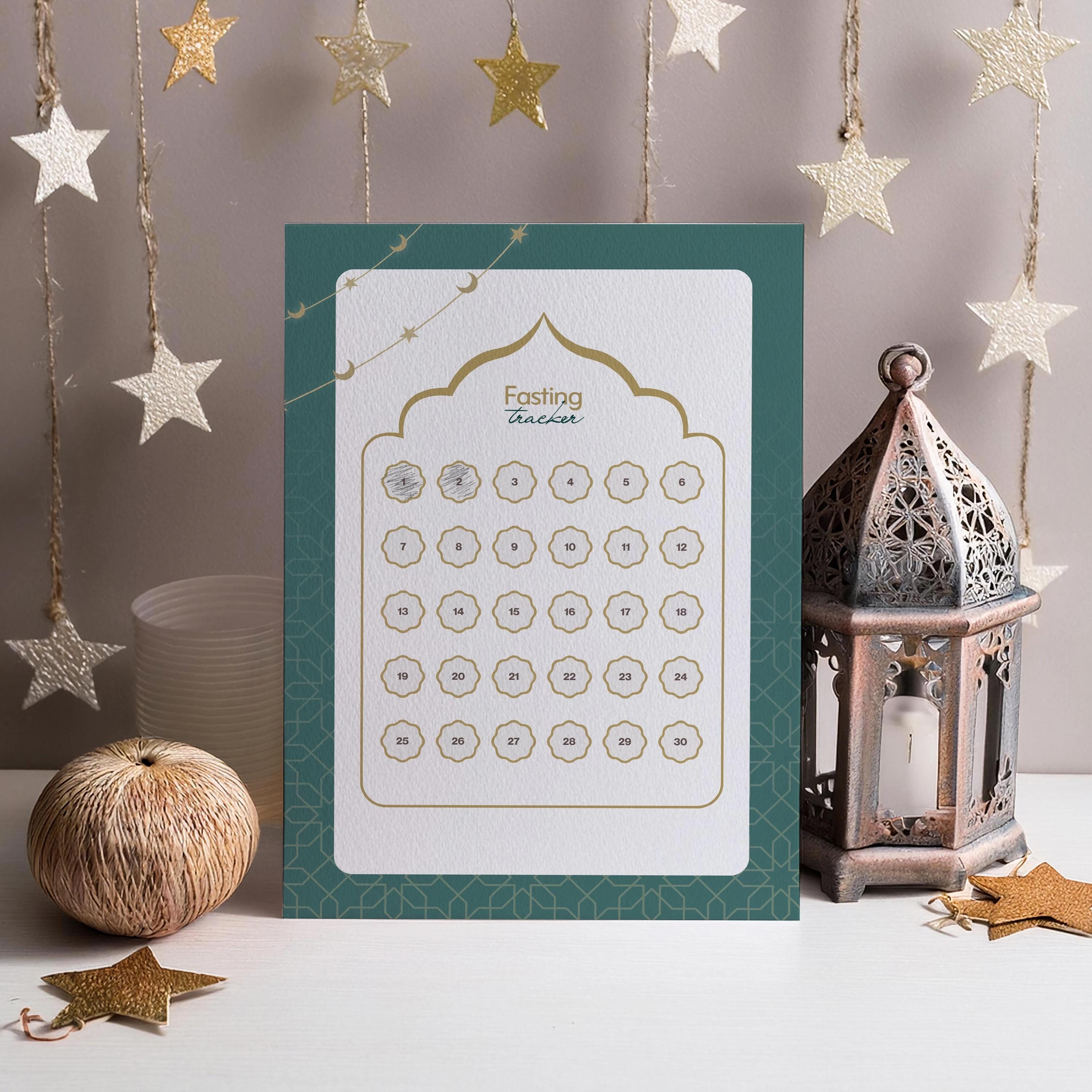 Ramadan Printable Planner- Bilingual Arabic and English, Daily Planner ...