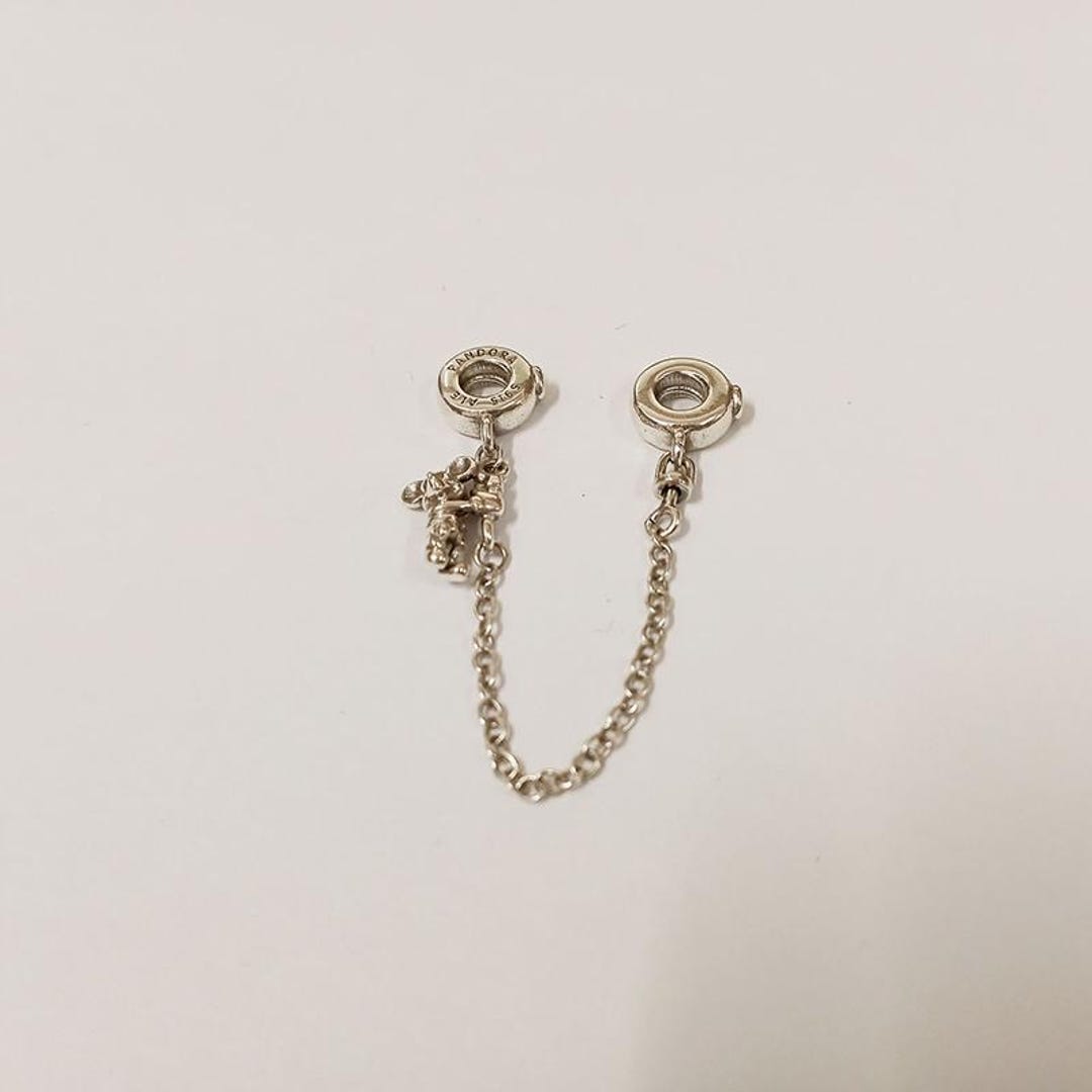 Pandora Climbing Mickey Safety Chain Charm - Etsy