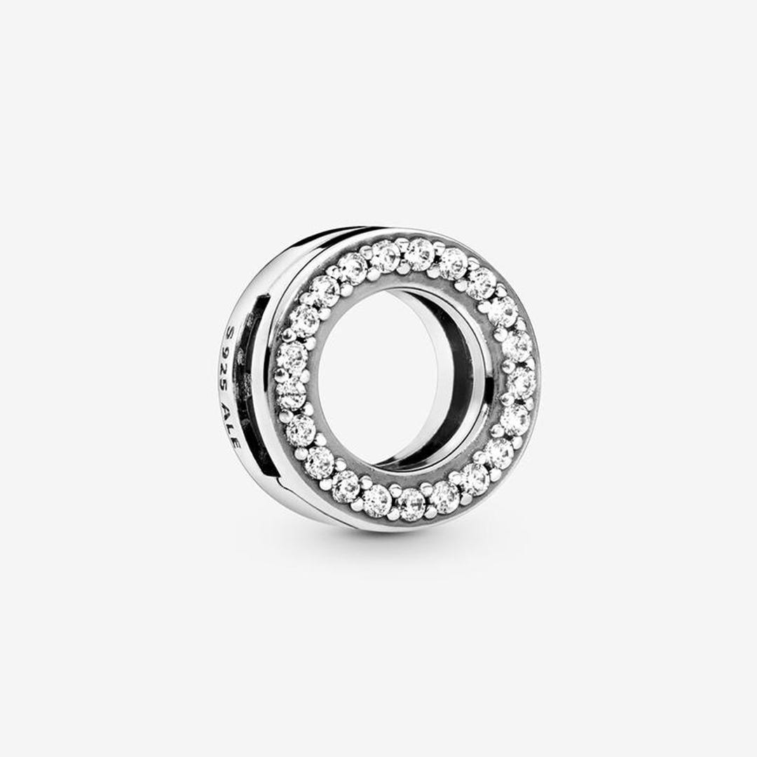 PANDORA Reflexions Circle of Pave Clip Charm S925 ALE - Etsy