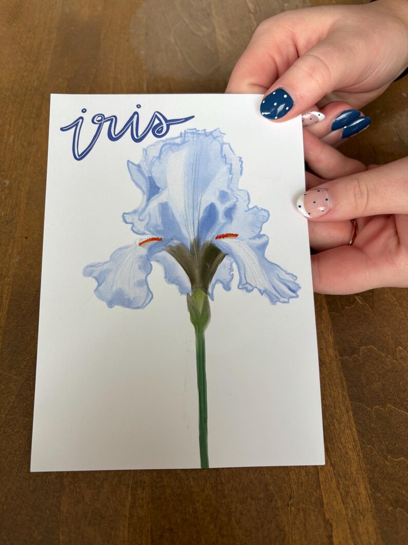 Iris Flower Digital Download - Etsy