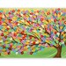 Large Green Canvas Picture Green Tree Canvas Print Colourful Green ...