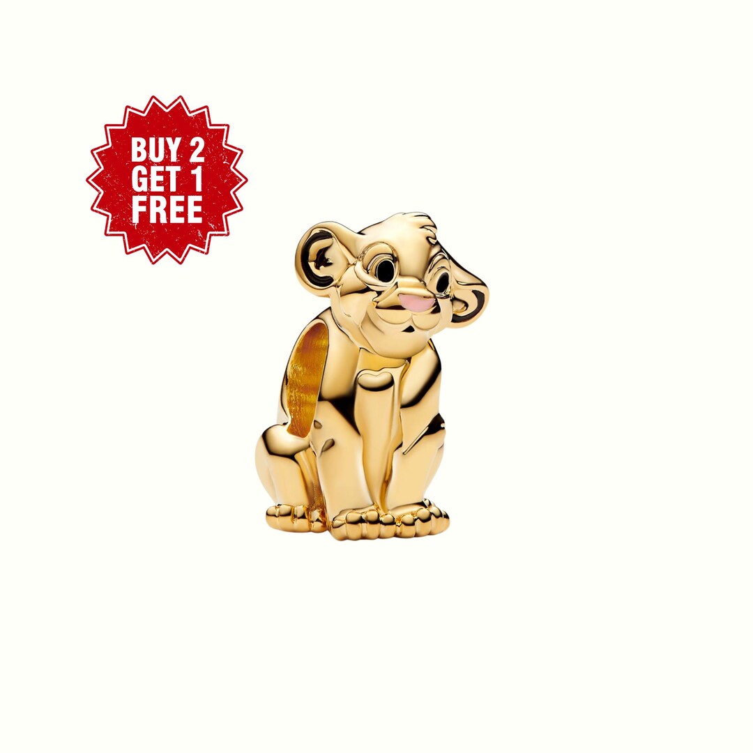 Disney the Lion King Simba Charm S925 Charm for Bracelet or Necklace ...
