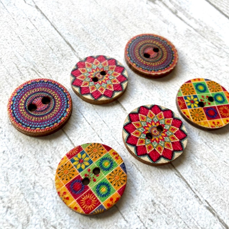 25 Mm Funky Buttons - Etsy UK