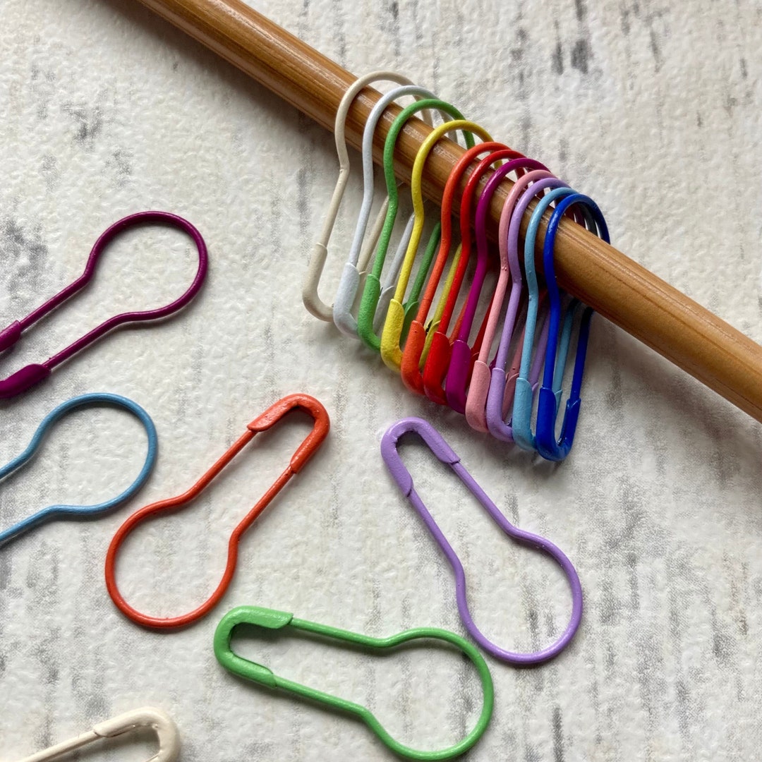Stitch Markers 20 Bulb Safety Pins - Etsy