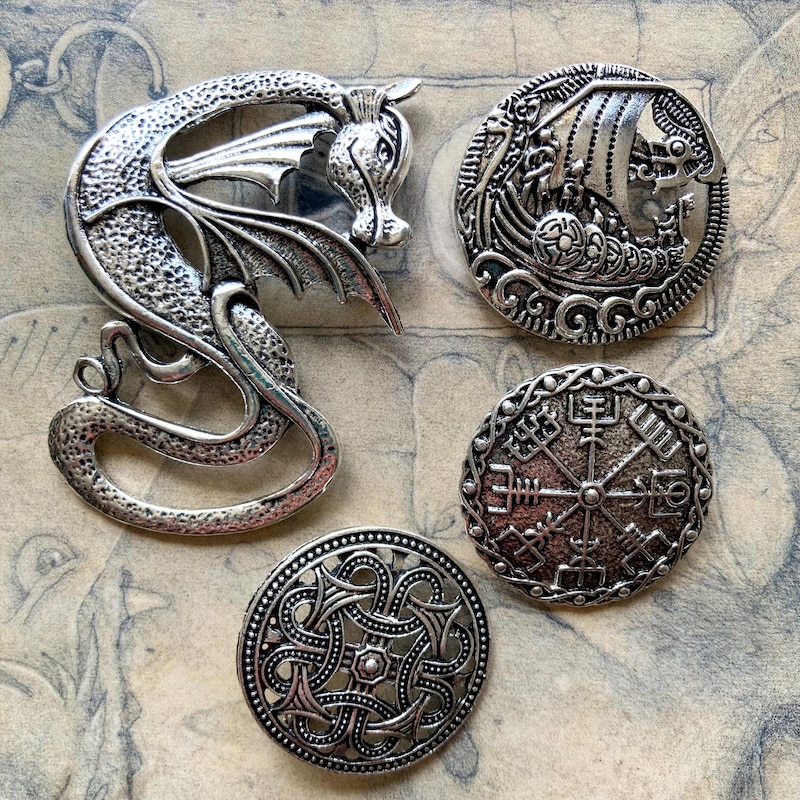 Viking Broach Jewelry - Etsy UK