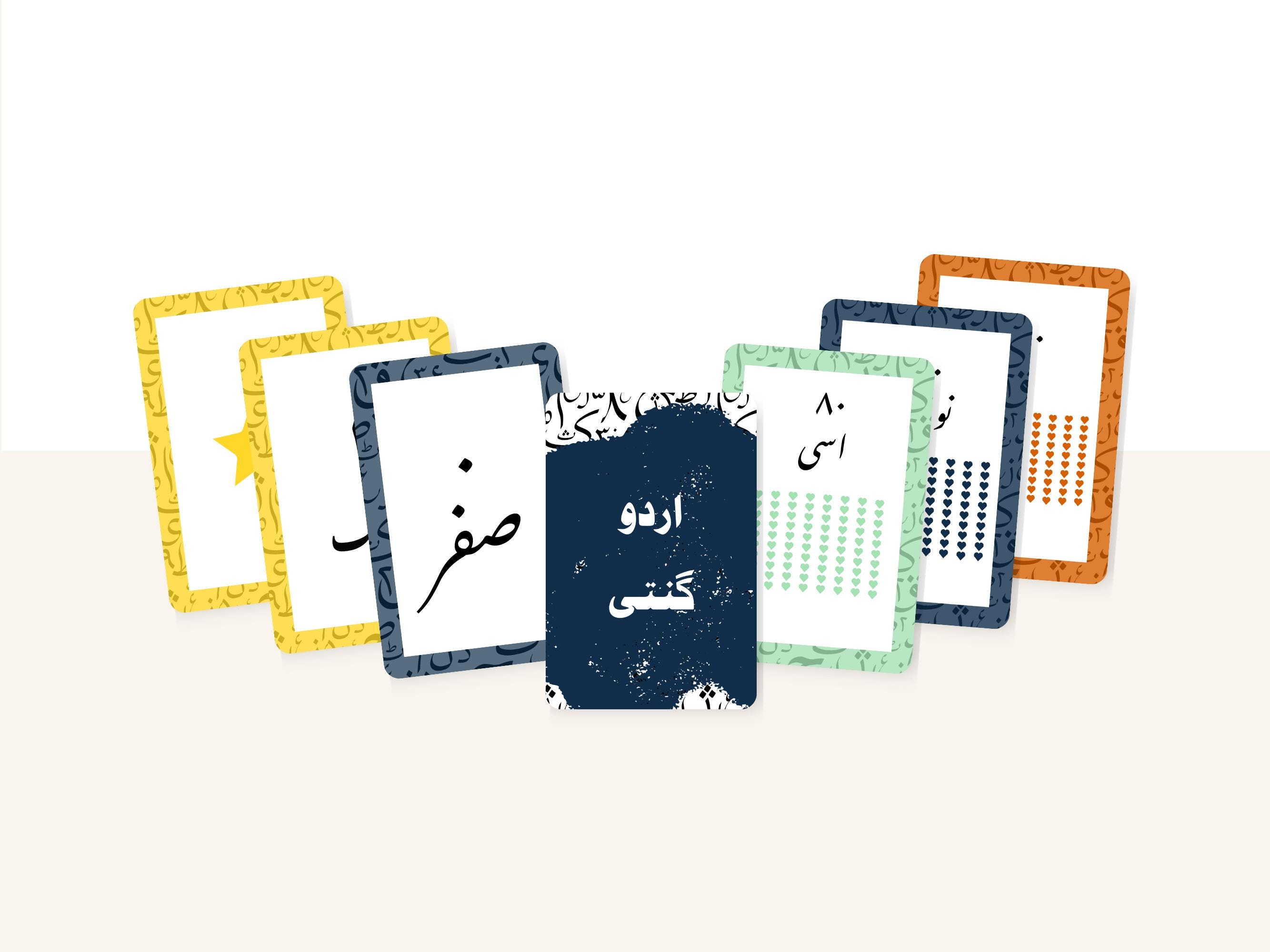 Urdu Numbers Poster and Flashcards – Kids Learning Chart (digital ...