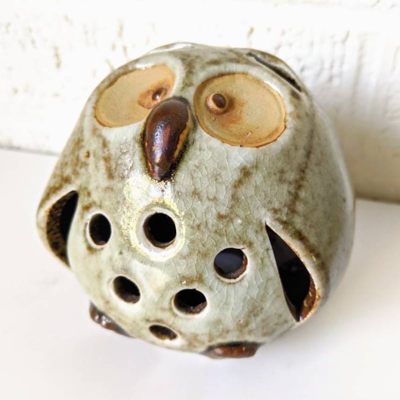 Pottery Owl - Etsy