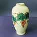 Vintage HOMCO Crackle Vase | Grape Vine Design | Bud Vase - Etsy
