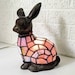 Vintage Rabbit Lamp Lot Tiffany Style Stained Glass and | Etsy