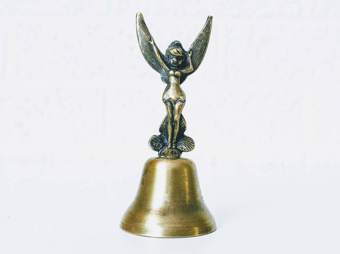 Vintage Brass Tinkerbell Bell Walt Disney World Souvenir | Etsy