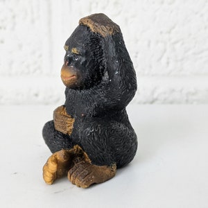 Vintage Resin Chimp Figurine | Miniature Chimpanzee Figurine - Etsy
