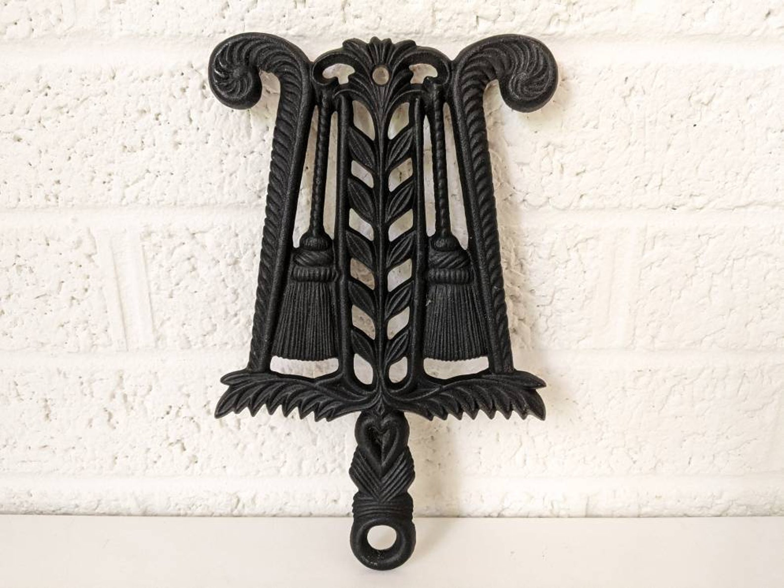 Vintage JZH 1951 Cast Iron Trivet or Wall Art J. Z. H. - Etsy